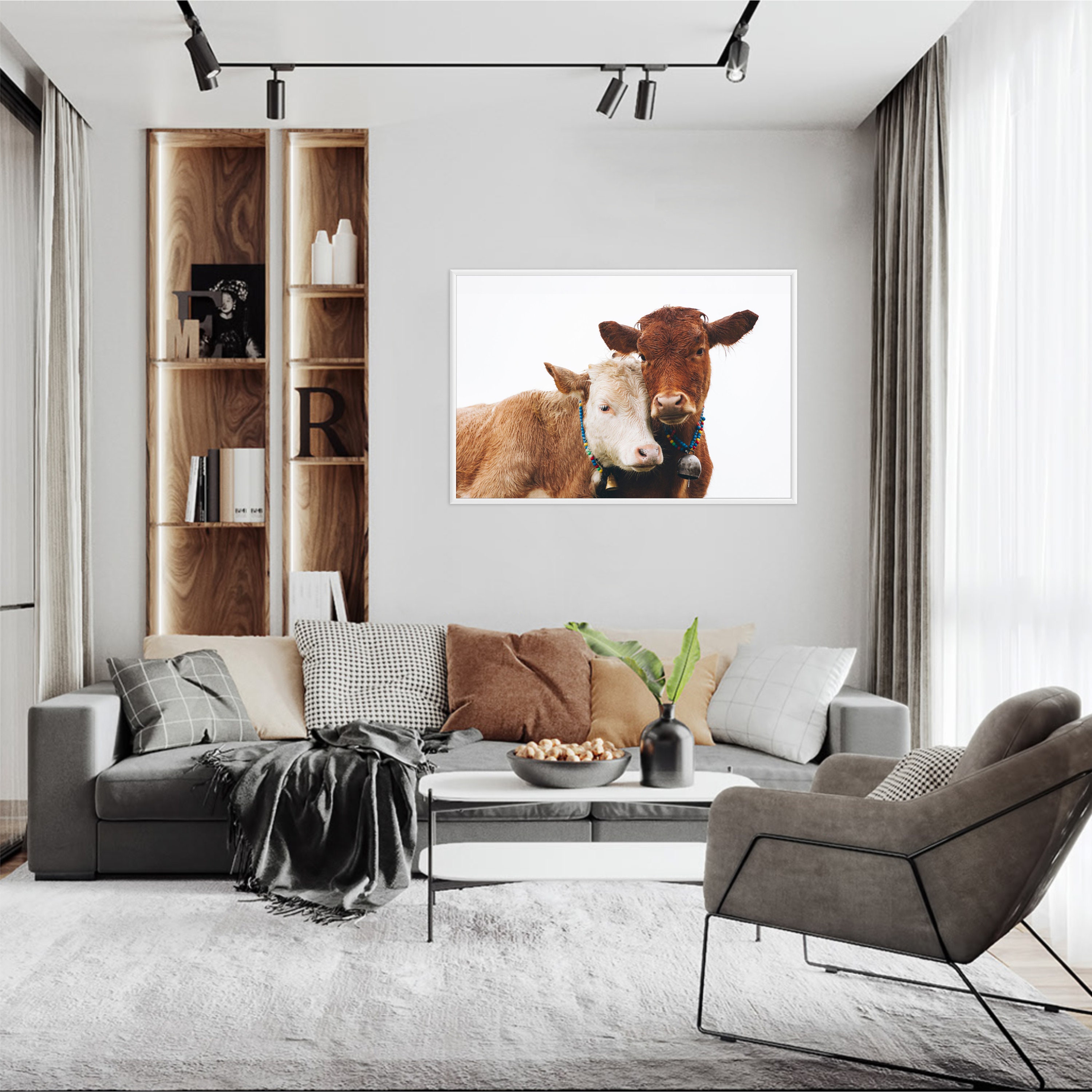 Cow Print Printable Farmhouse Wall Decor Cow Wall Art Farm - Etsy