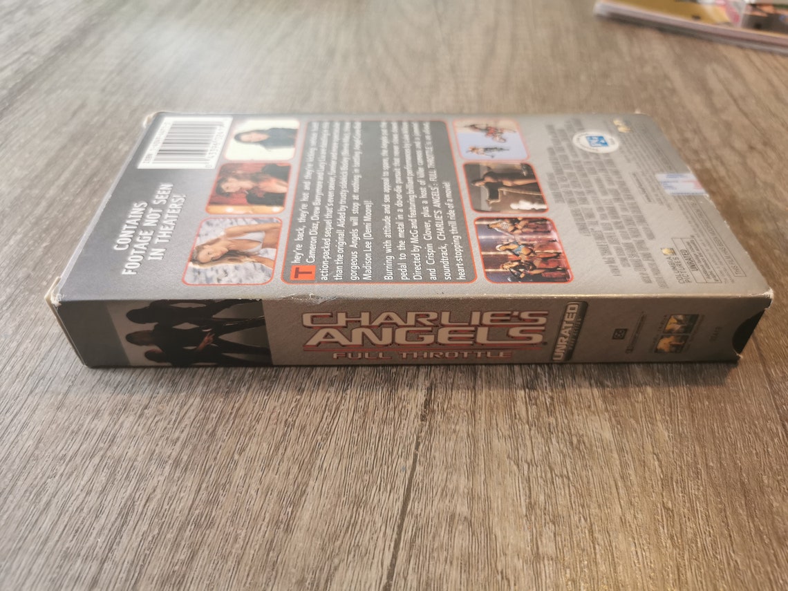 Charlie's Angels / Full Throttle / Unrated / Vintage VHS / - Etsy España