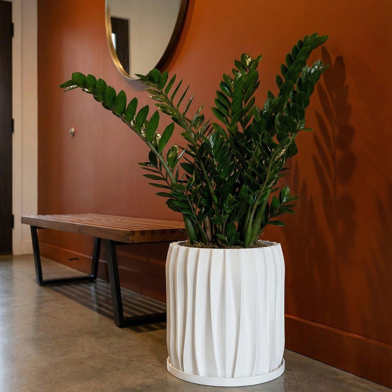 Snow White Flower Pot - Etsy