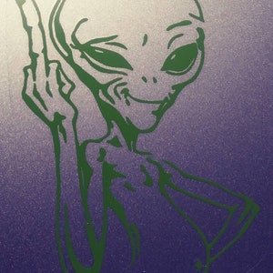 Finger Giving Alien - Etsy