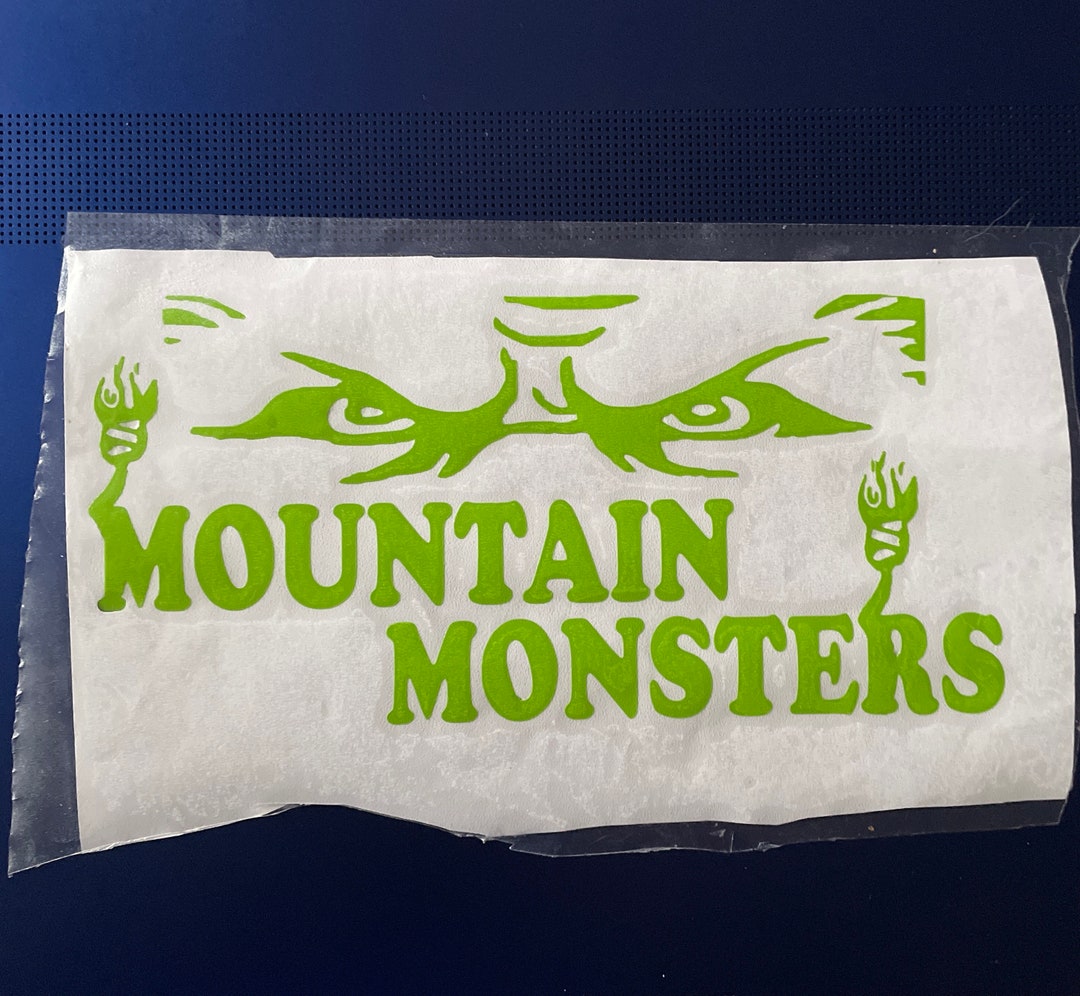 Mountain Monsters Decal - Etsy