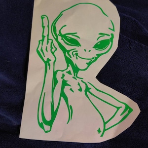 Finger Giving Alien - Etsy
