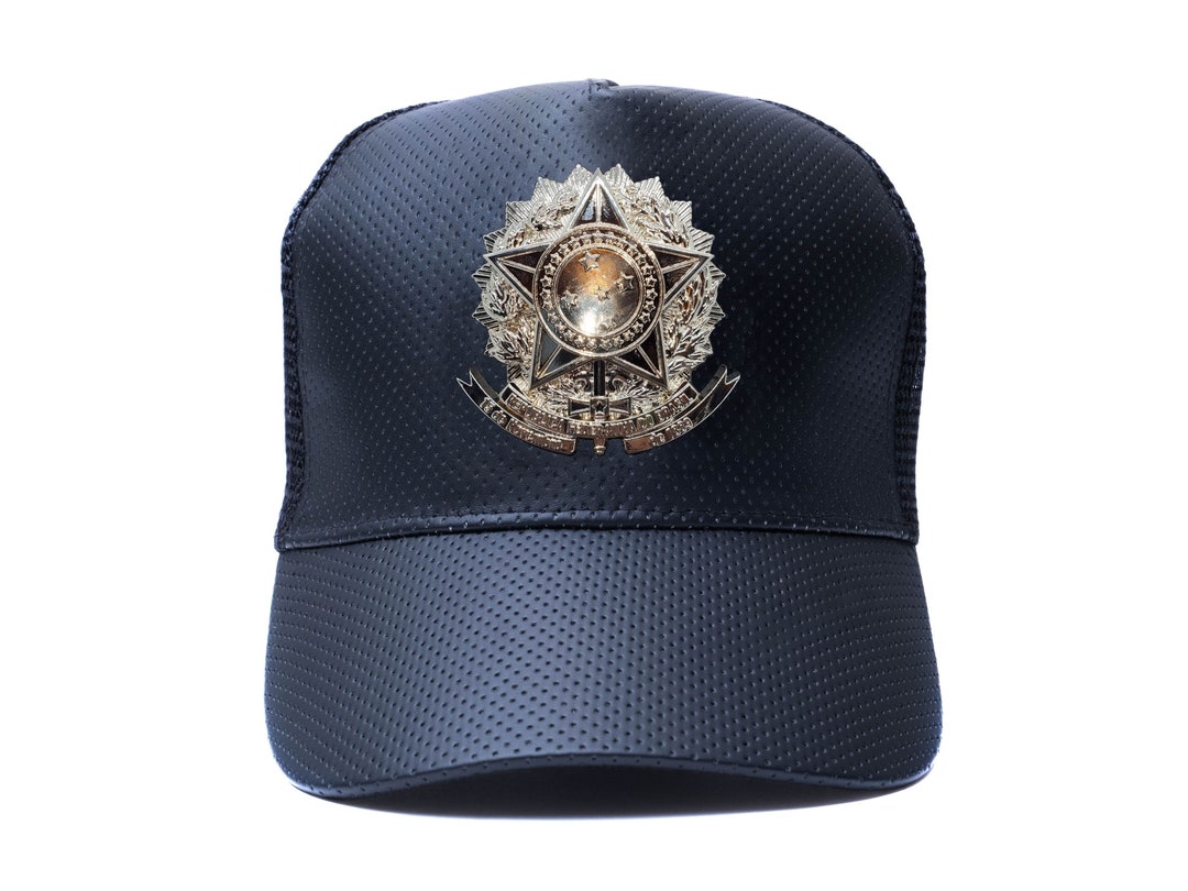 Brazilian Coat of Arms Snapback Hat, Alloy Metal Emblem - Etsy
