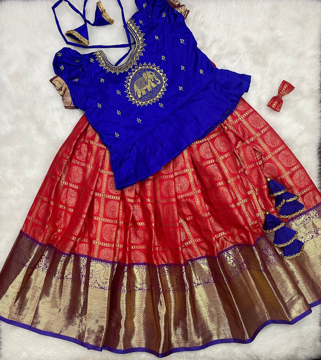 Pattu Pavadai Custom Made - Etsy