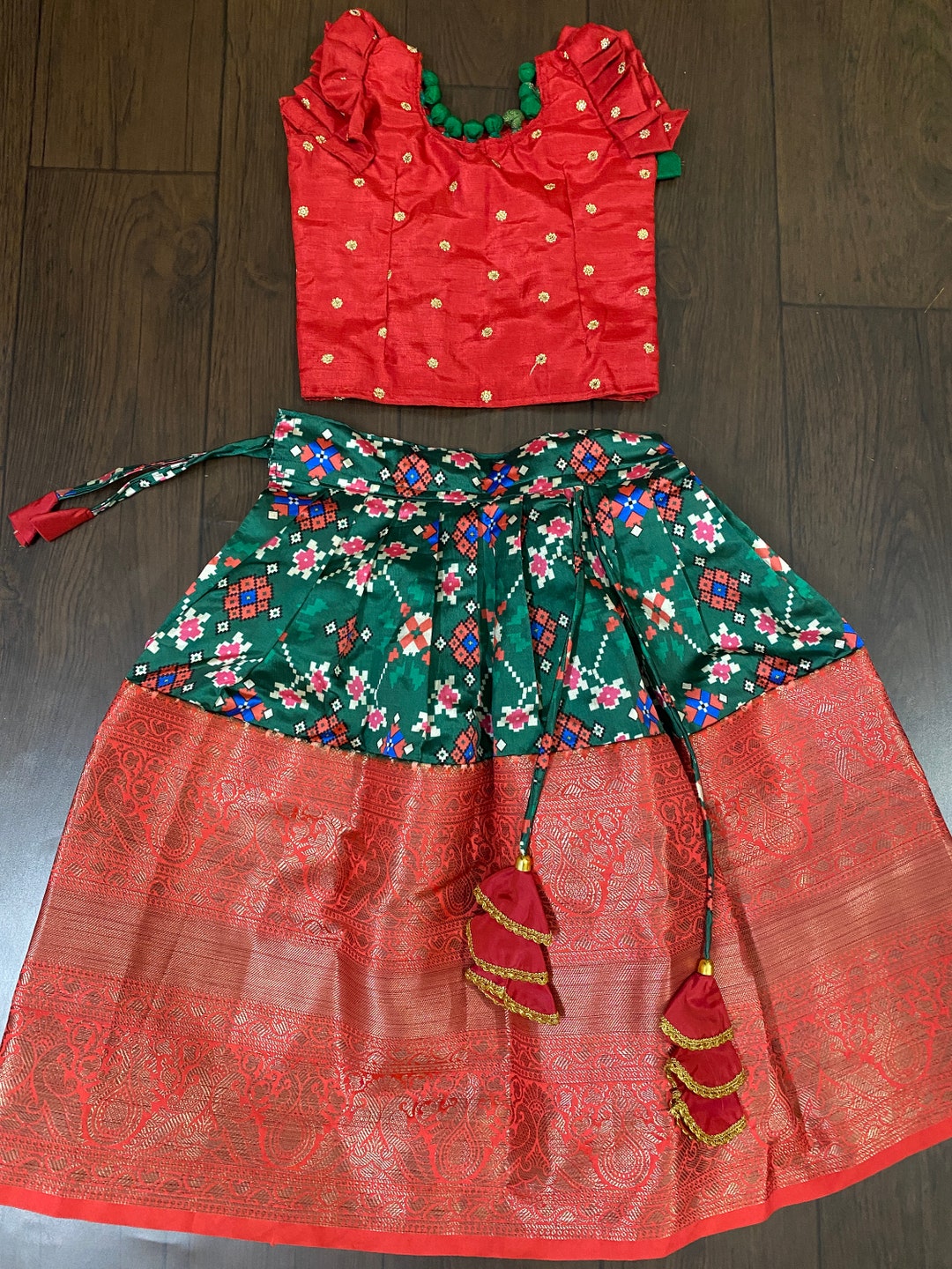 Custom Made Pattu Pavadai - Etsy