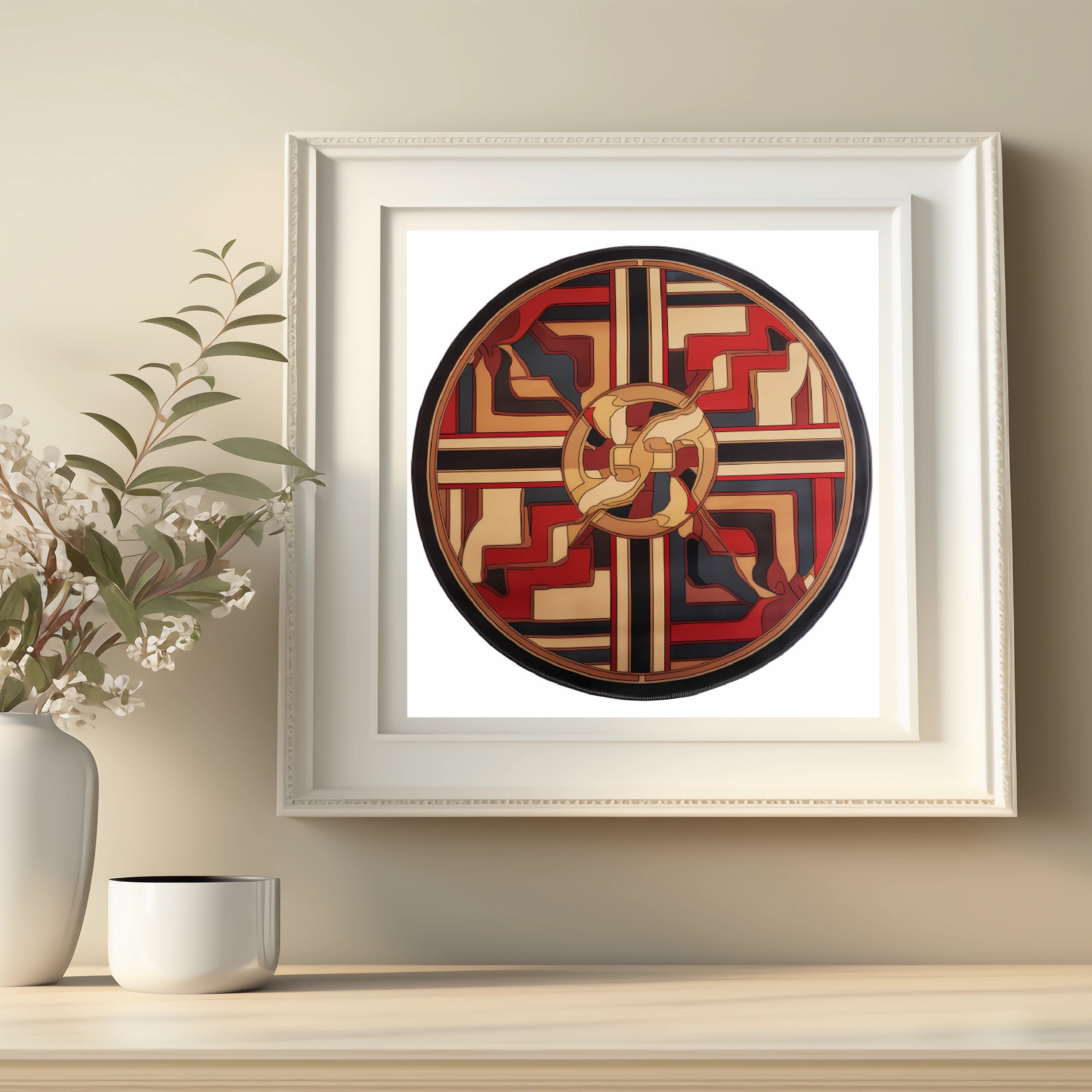 Digital Download Pack Minimalist Pattern Print 4 PACK SET PRINTABLE ...