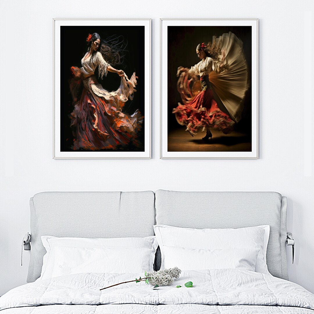 Digital Download Pack Spanish Flamenco Dance Art double PACK SET ...