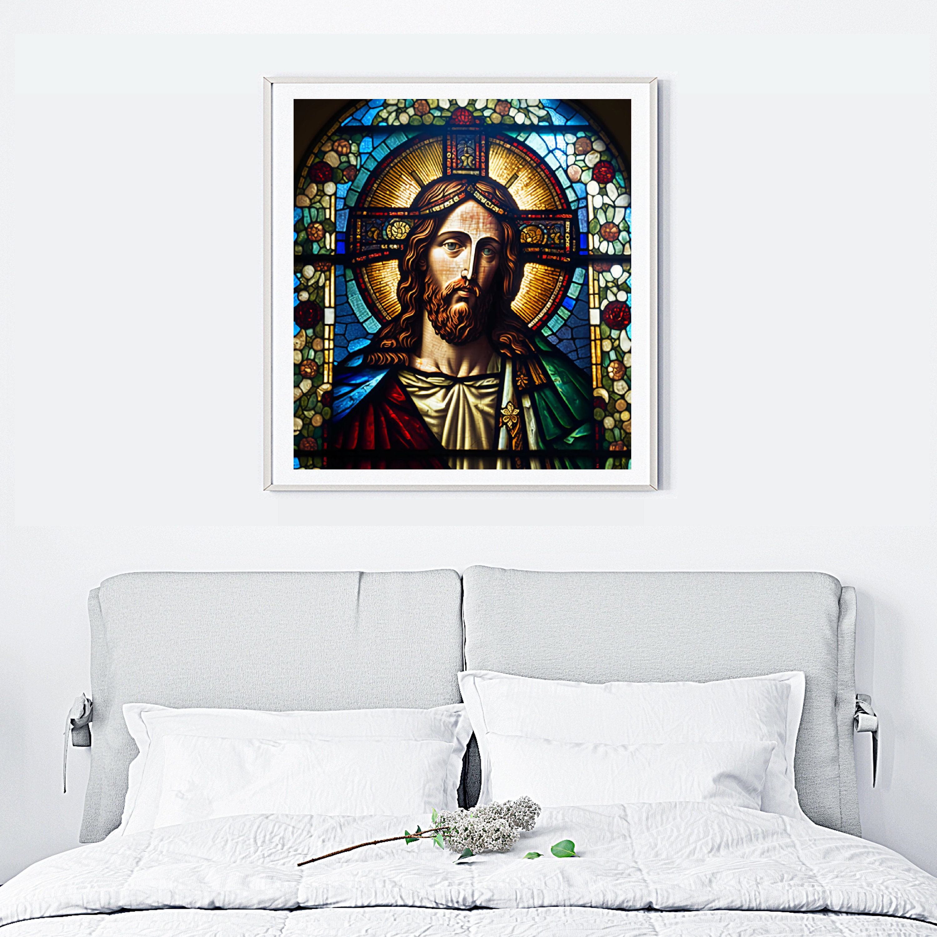 Digital Download Pack Church Window Art 3-PACK SET-PRINTABLE Jesus ...