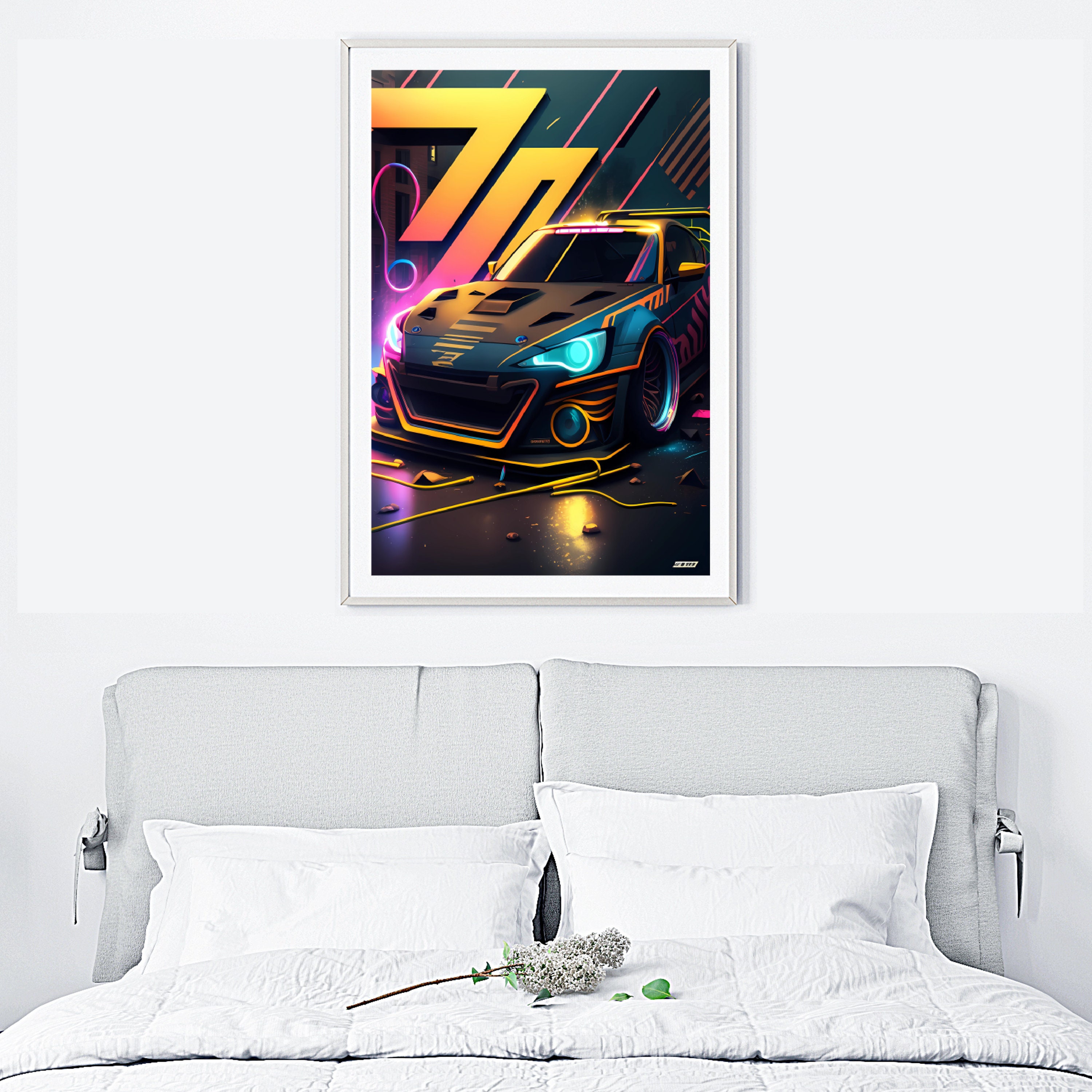 Digital Download Pack Subaru Brz Car Poster Double PACK SET PRINTABLE ...