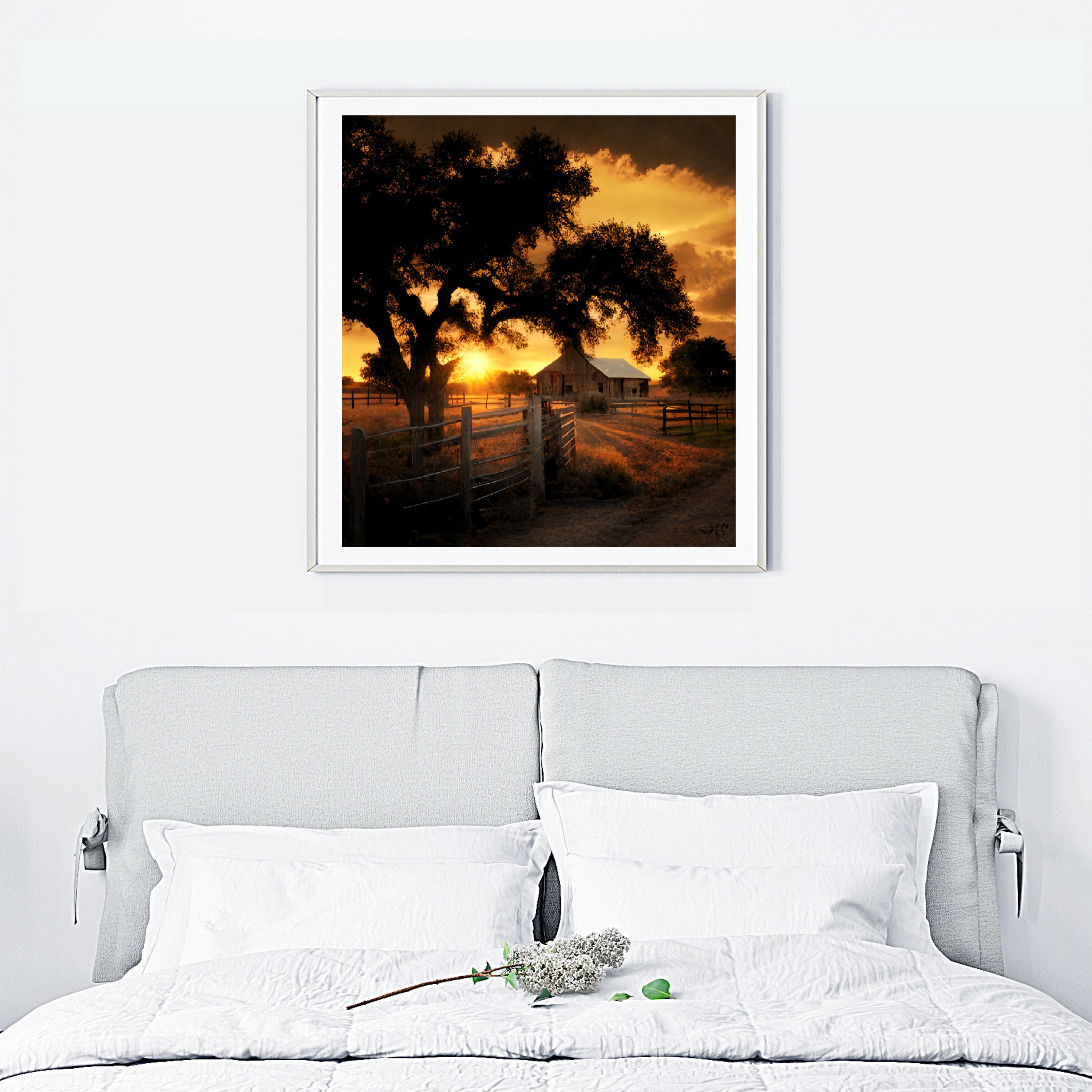 Digital Download Pack Texas Ranch House Art Double PACK SET PRINTABLE ...