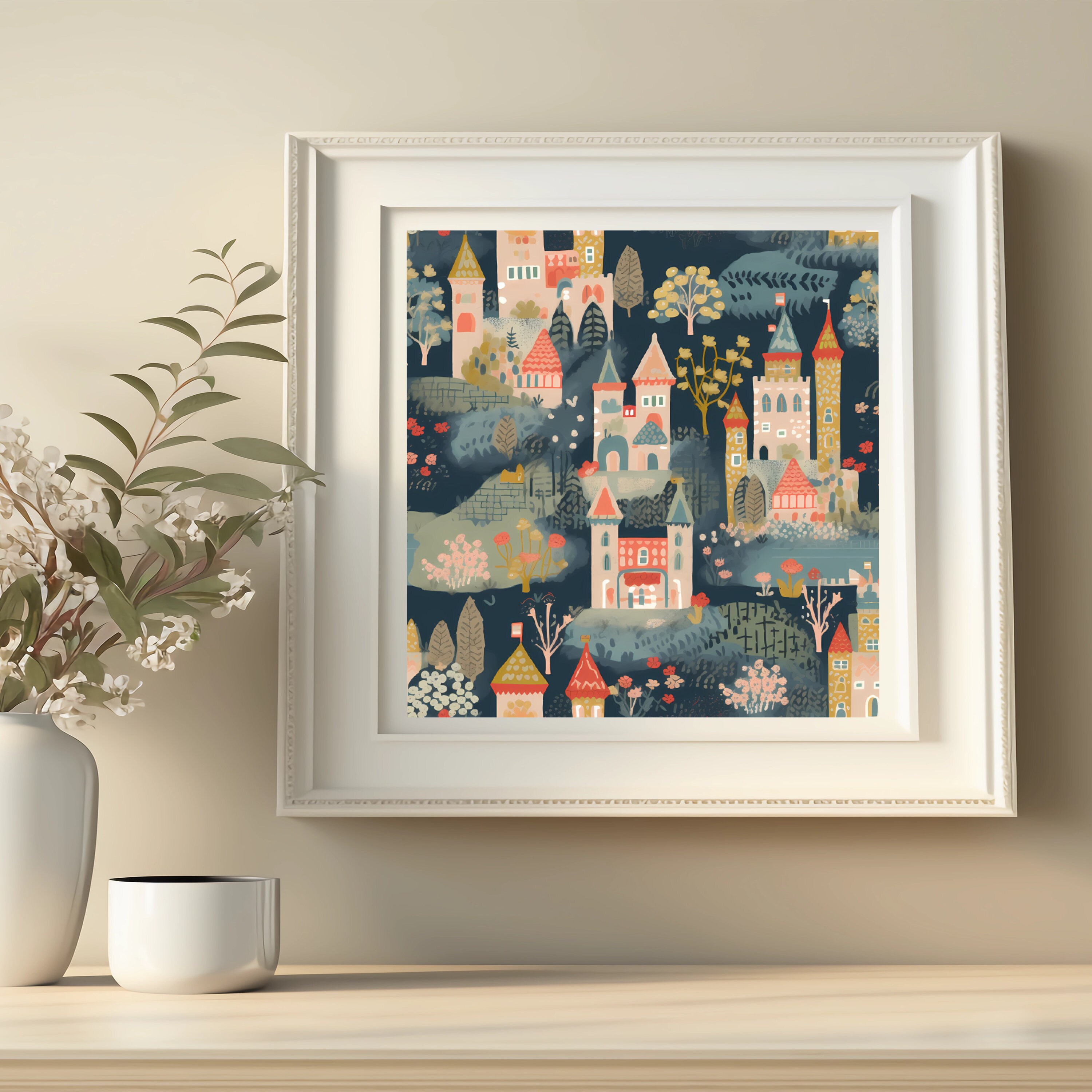 Digital Download Pack fairy Tale Castle 4 PACK SET-PRINTABLE Whimsical ...