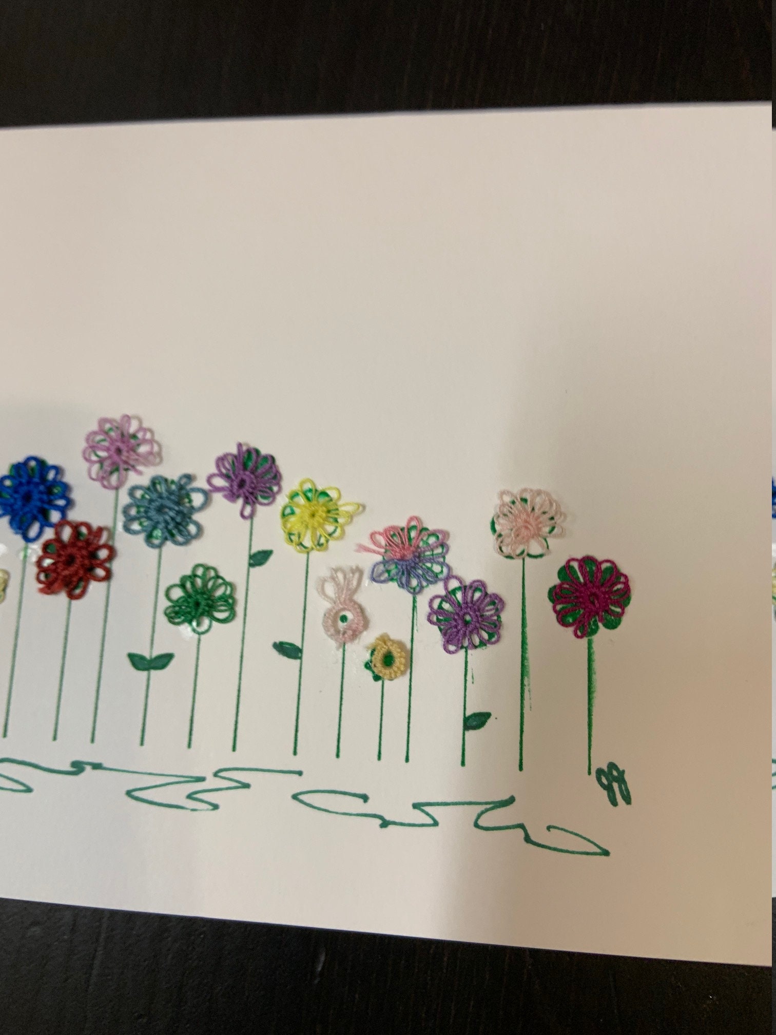 Note Cards With Variety of Flowers - Etsy