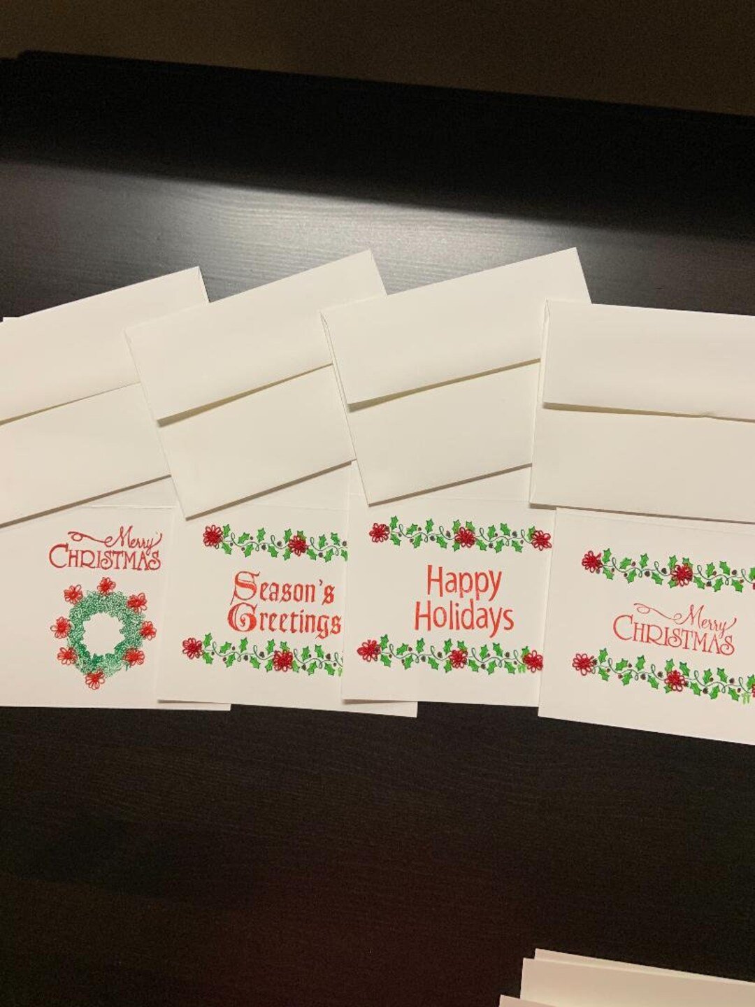 Christmas Cards With Hand Tatted Flowers - Etsy