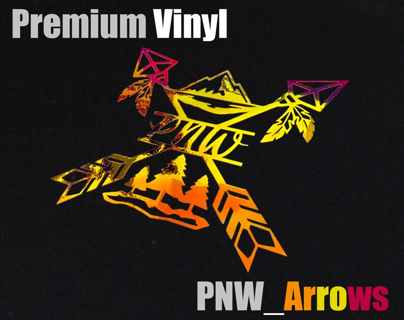 PNW Arrows Vinyl Decal - Etsy