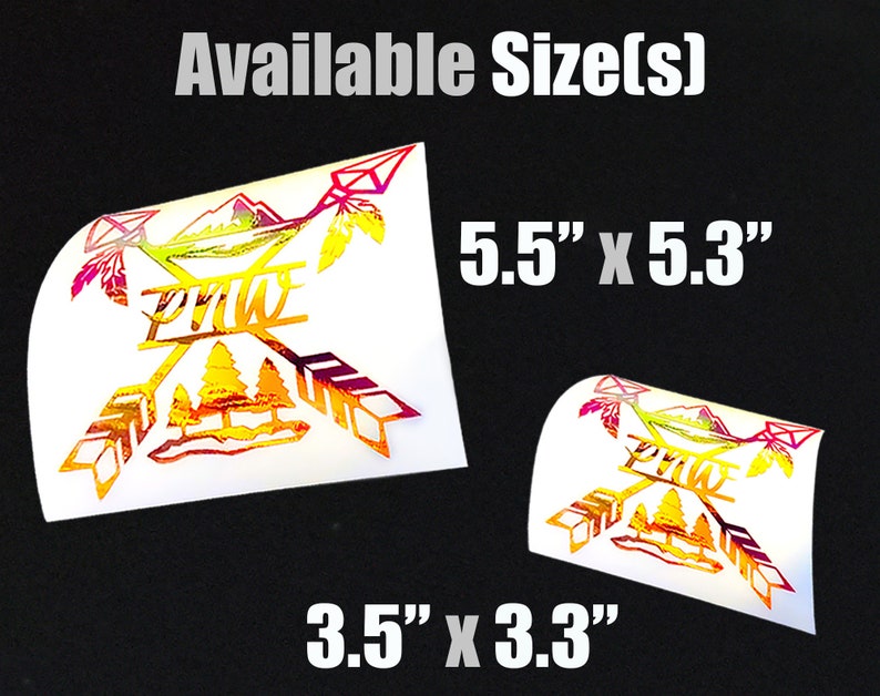 PNW Arrows Vinyl Decal - Etsy