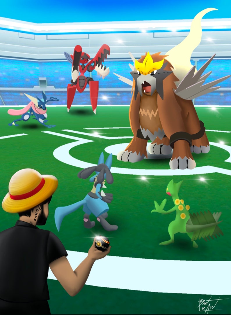 Custom Pokemon Portraits - Etsy