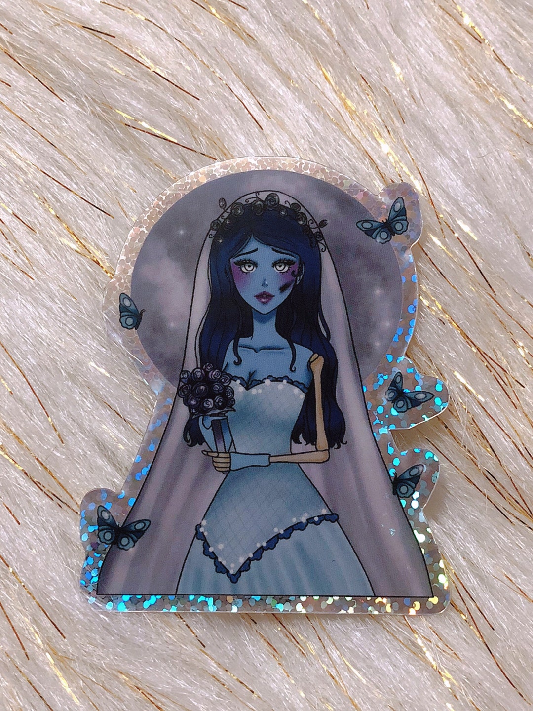 Glitter Sticker | Halloween Stickers | Corpse Sticker | Stationary ...