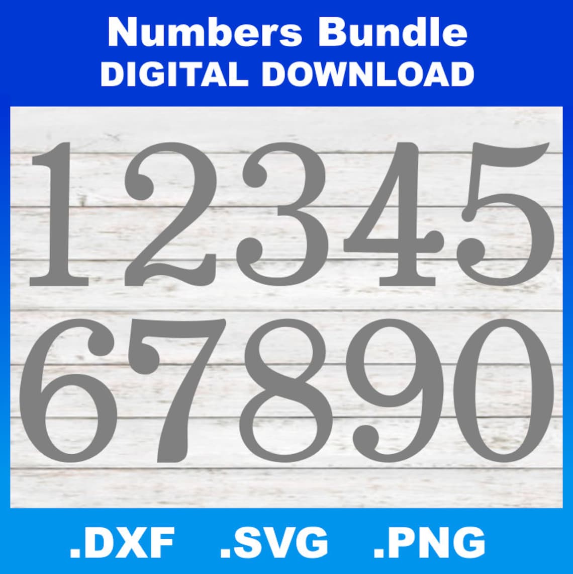 Fancy Numbers SVG: Wedding Table Numbers Clipart (digital Download) - Etsy
