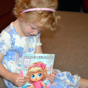 Where is Mia's Sheep? Children's Story Book, Sheep Story Book, Mia Story Book - Etsy UK