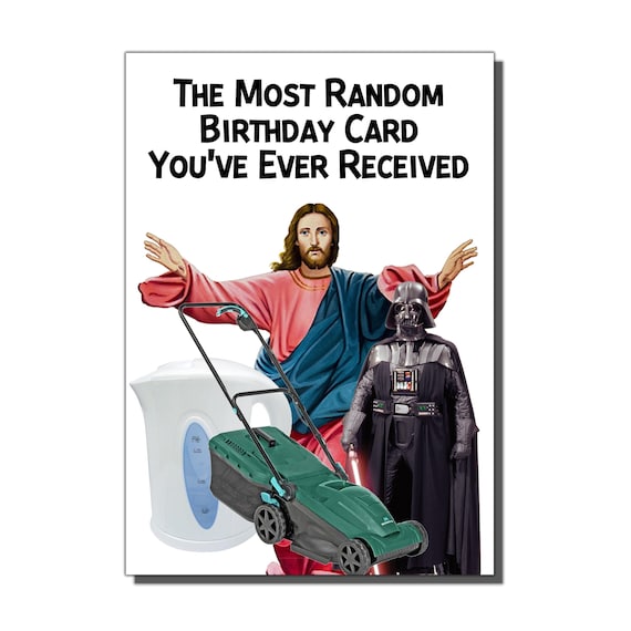 The Most Random Birthday Card - Etsy UK