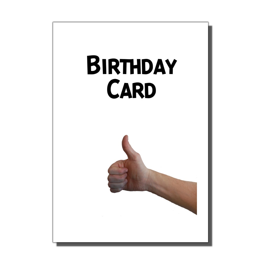 Bad Birthday Card - Etsy