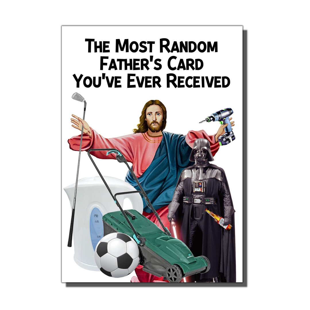 The Most Random Father's Day Card - Etsy