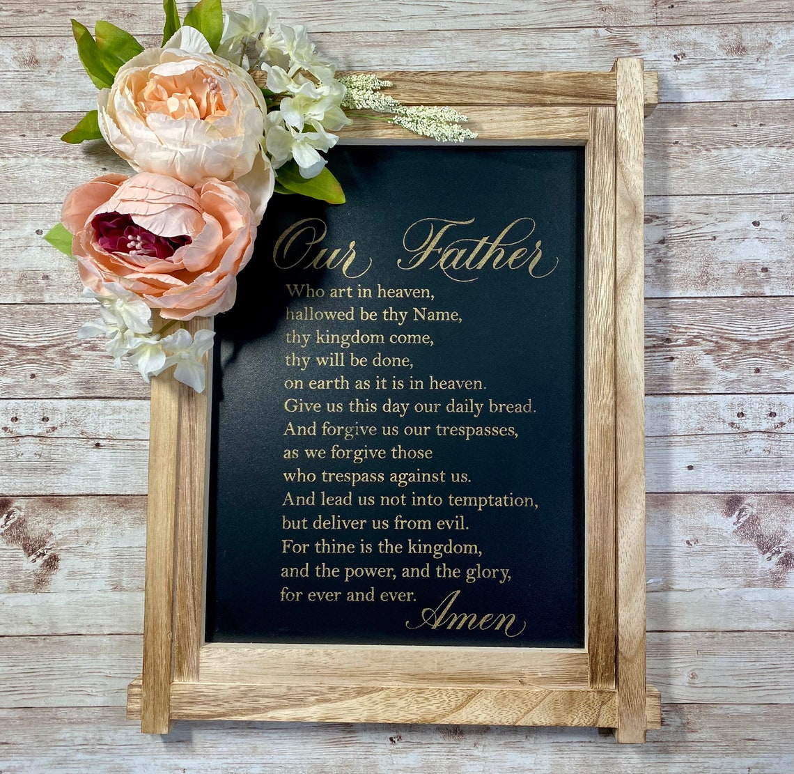 Our Father Biblical Sign - Etsy