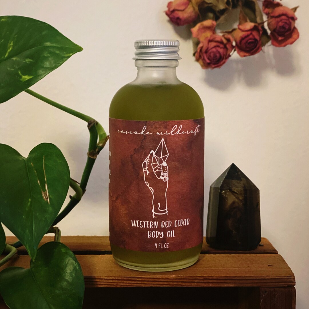 Western Red Cedar Body Oil Organic Moisturizer Low Pufa Skincare ...