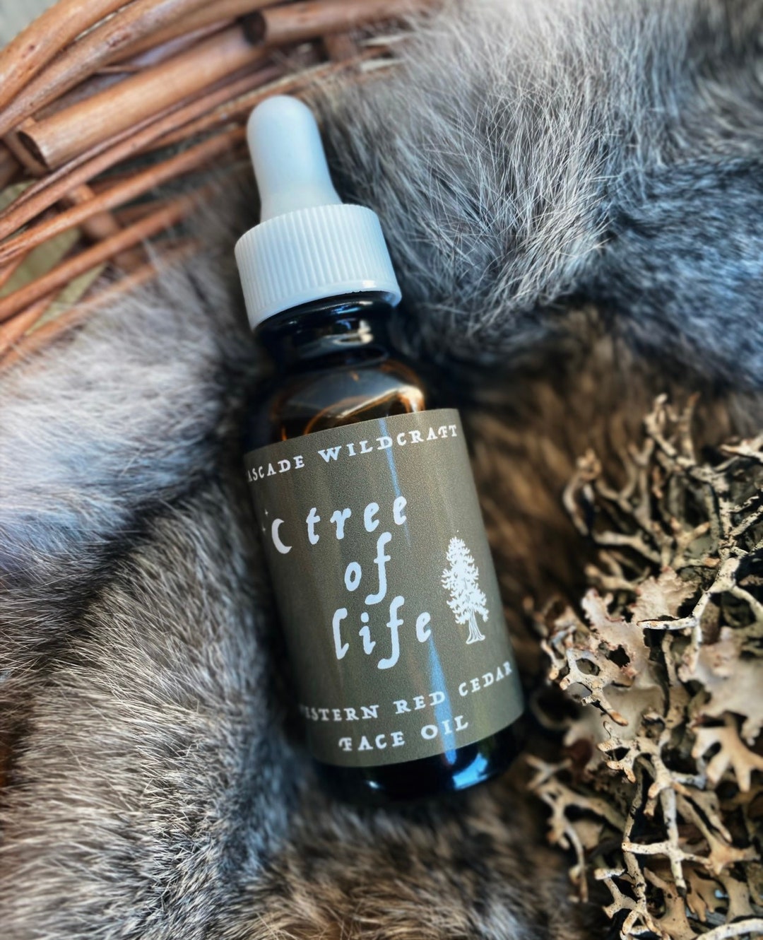 Red Cedar Face Oil Irritated Skin Serum Wild Plant Infused Moisturizer ...