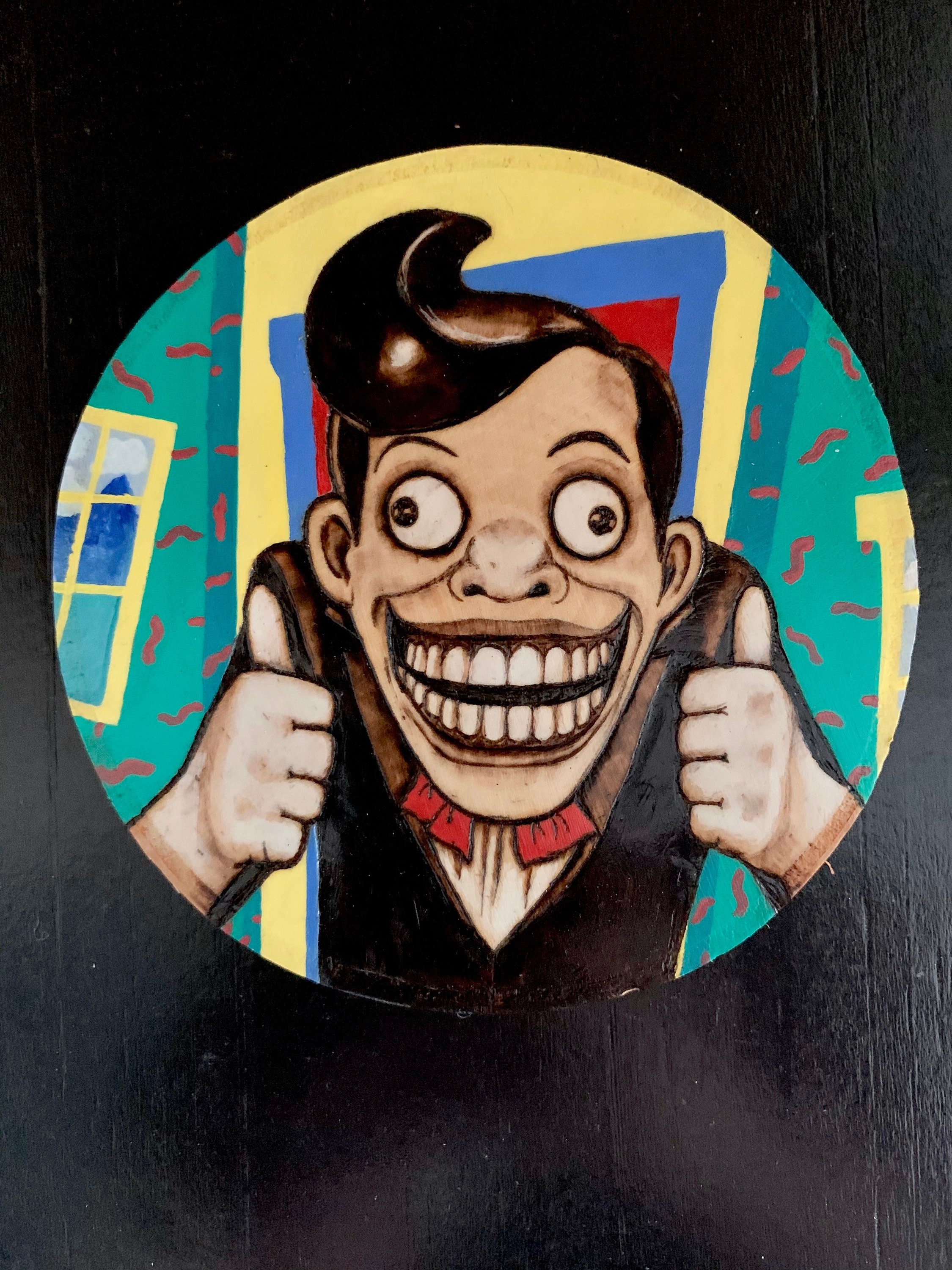 Mr. Chuckle Teeth X-Files mini wall hanging | Etsy