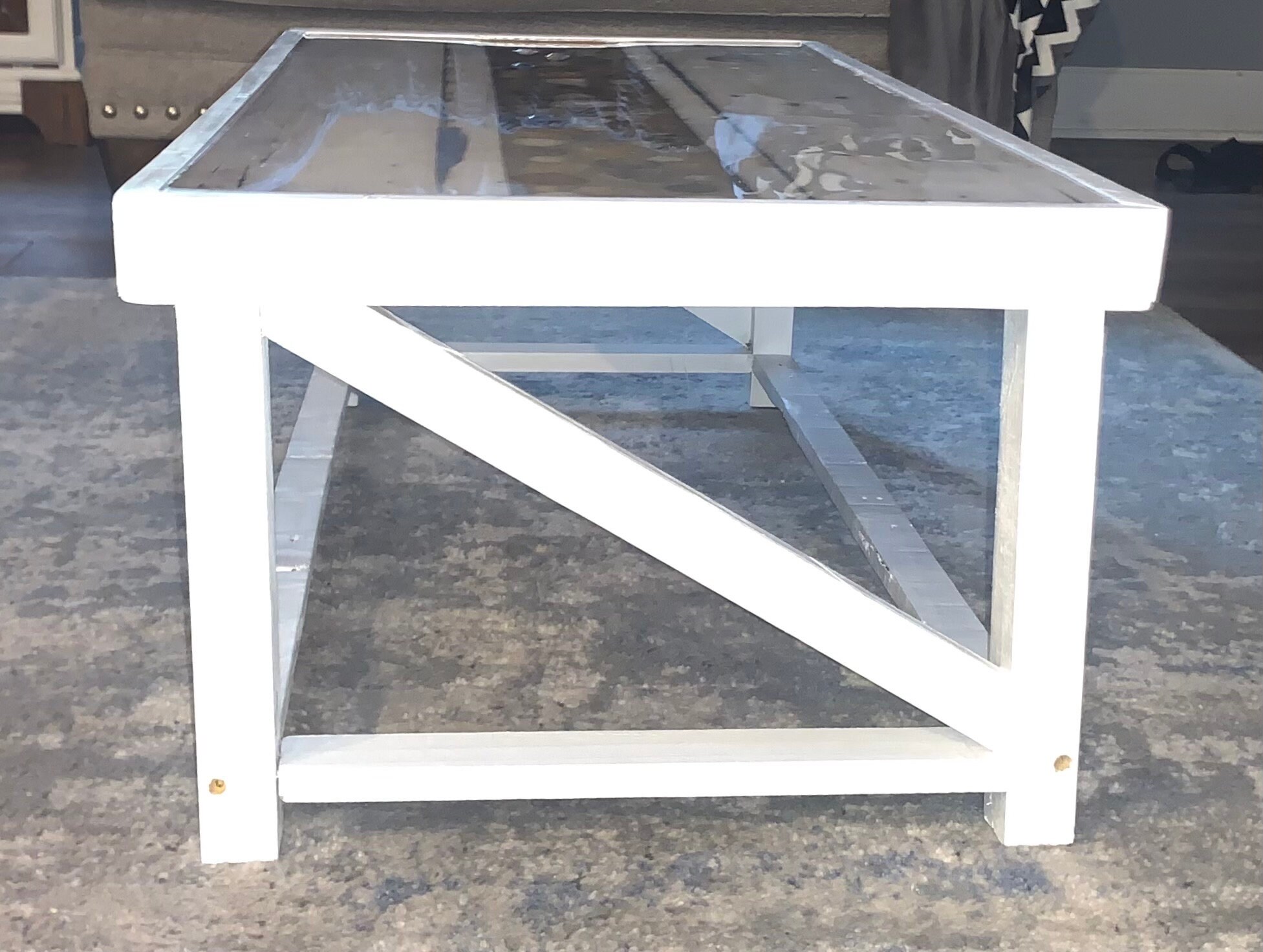 Rustic Sea Shell Coffee Table - Etsy