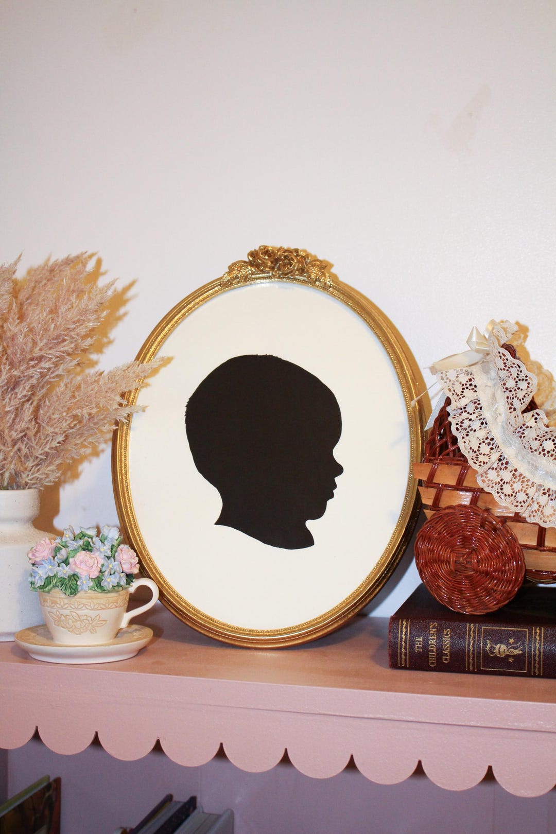 Custom Silhouette Portrait - Etsy