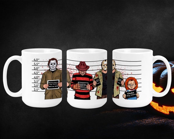 Horror Halloween Mugs Horror Movie Scary Mugs Cult Classic - Etsy
