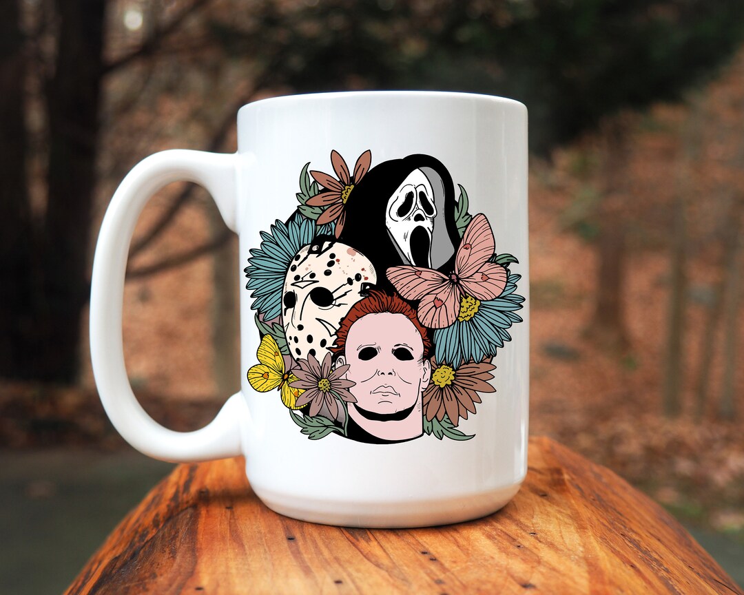 Halloween Mugs, Horror Movie, Scary Mugs, Cult Classic Horror Mugs - Etsy