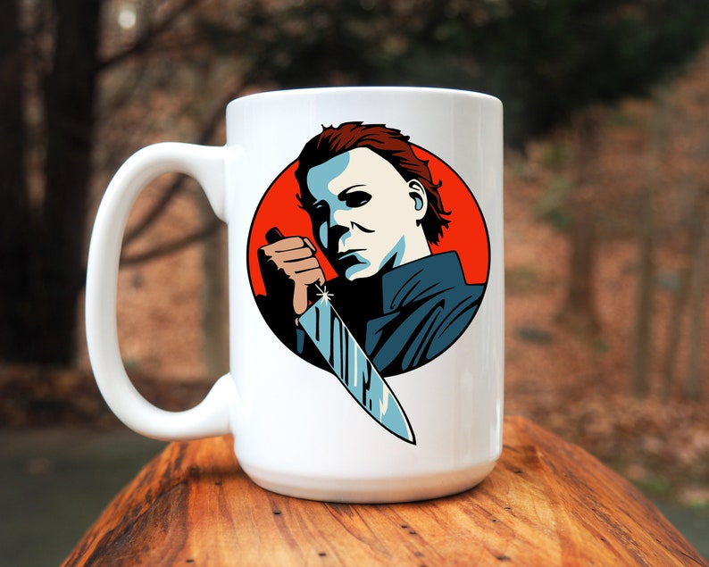 Michael Myers Halloween Mugs Horror Movie Scary Mugs Cult - Etsy