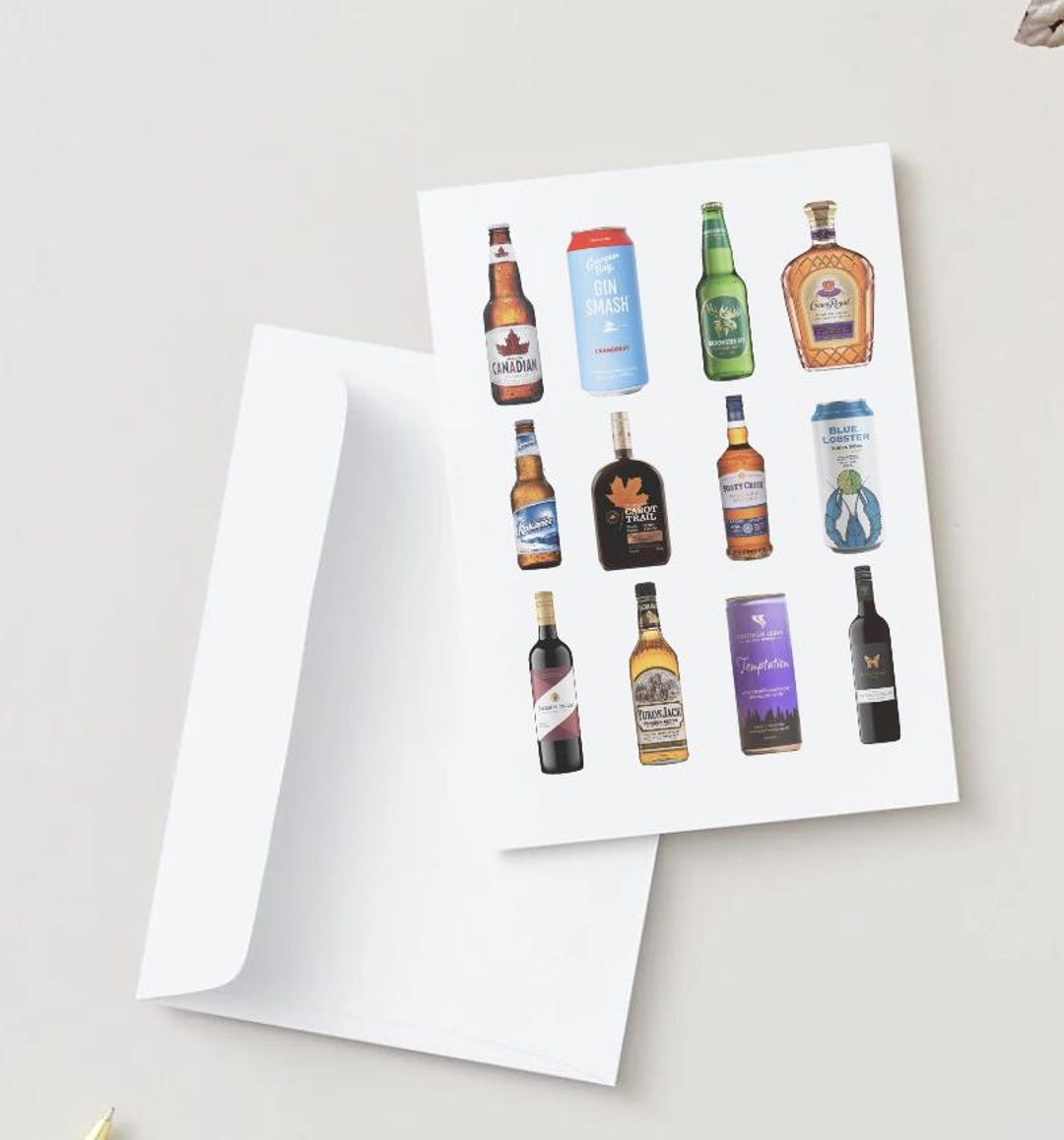 Canadian Birthday Card - Etsy