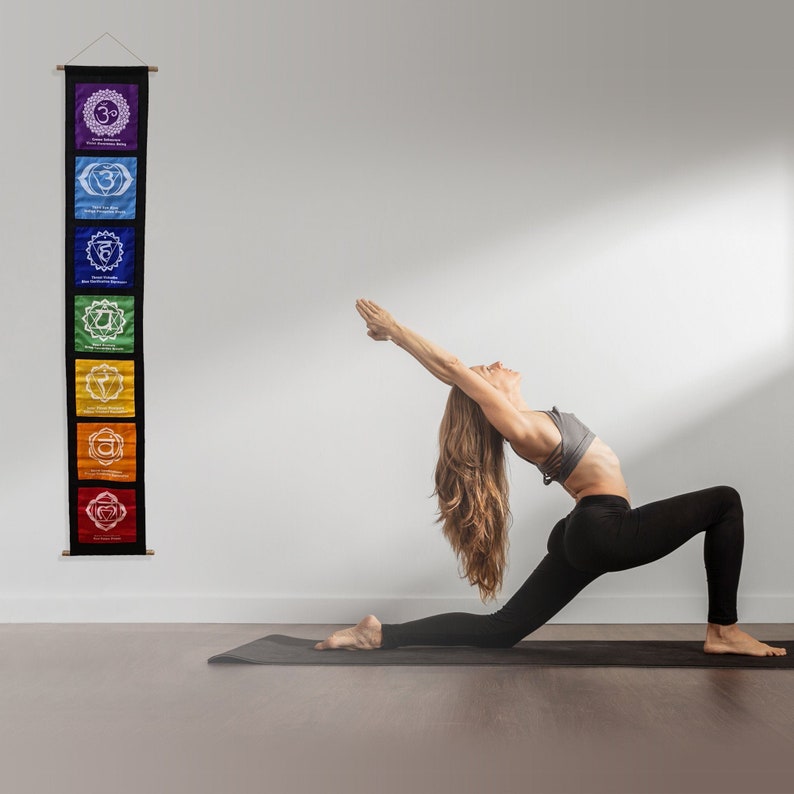 Seven Chakra Sign Wall Hanging Chakras Wall Decor for | Etsy