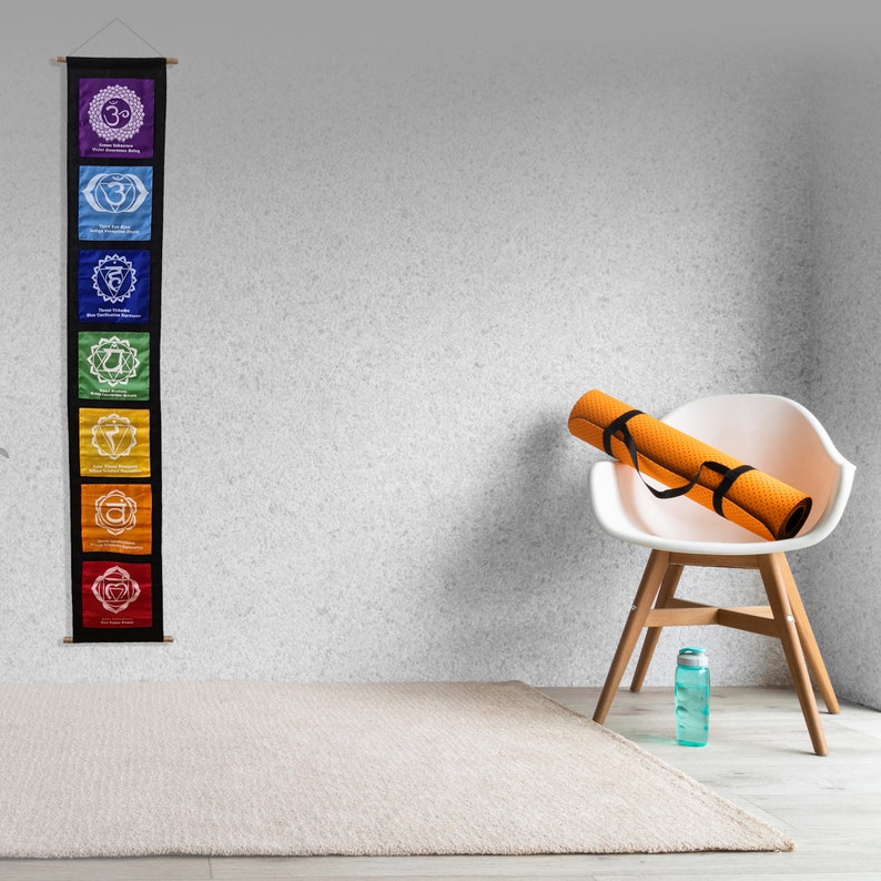 Seven Chakra Sign Wall Hanging Chakras Wall Decor for | Etsy