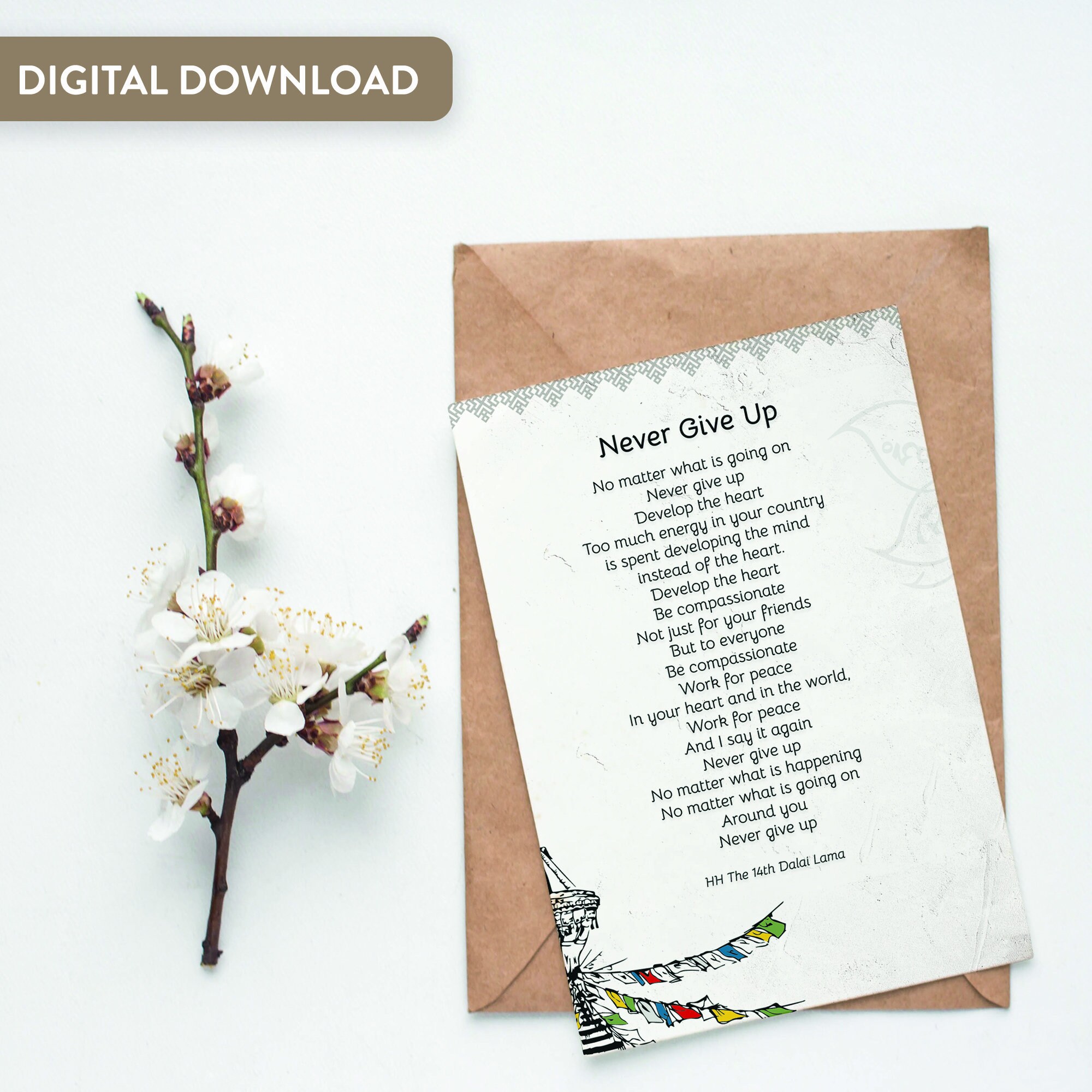 Quotes Prints for Cards Wall Art Posters. Wisdom Quotes by | Etsy