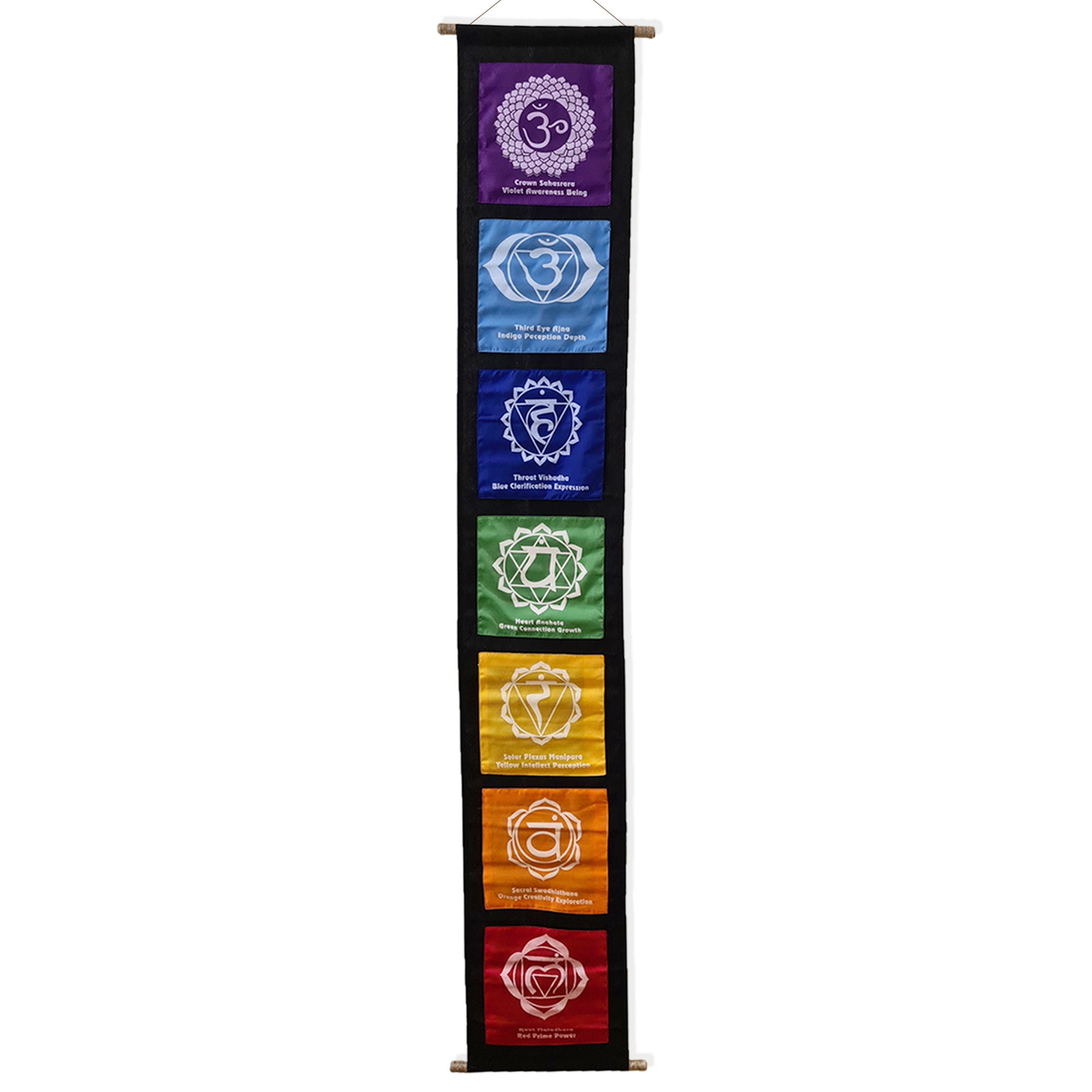 Seven Chakra Sign Wall Hanging Chakras Wall Decor for | Etsy