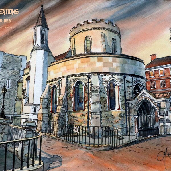 Church Paintings - Etsy