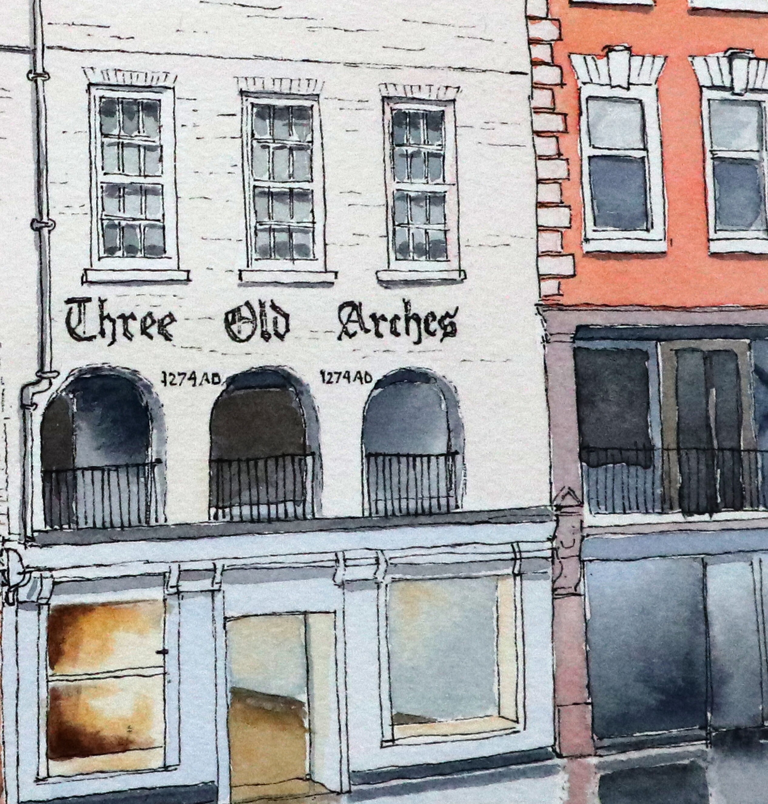 Chester Rows Arches Old Buildings England Architecture UK Landmark ...