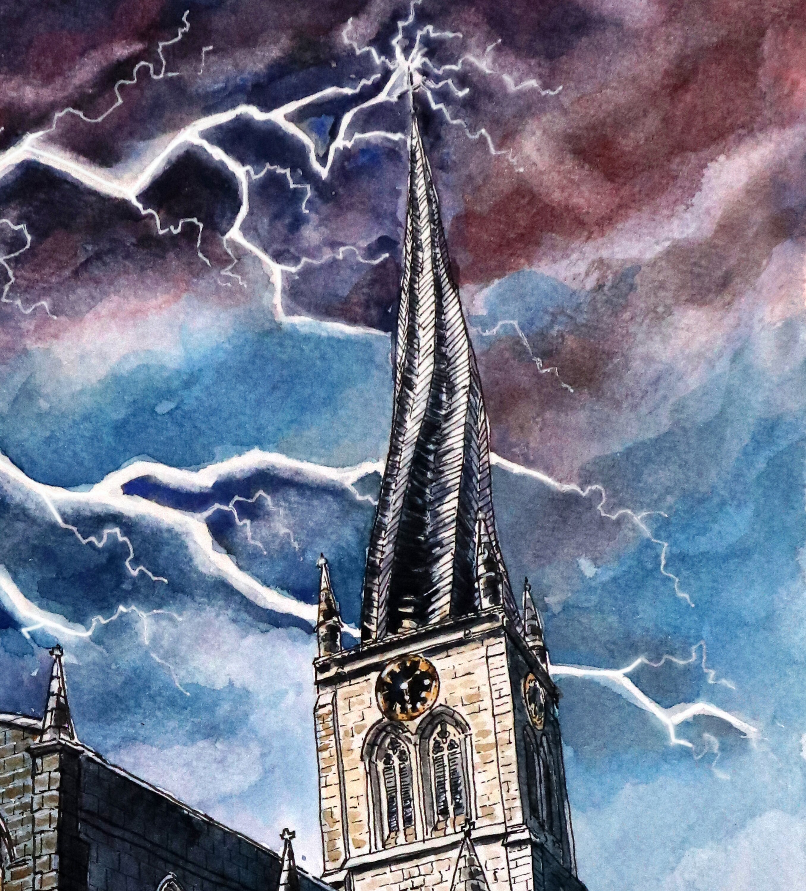 Chesterfield Crooked Spire Old Buildings England Architecture UK ...
