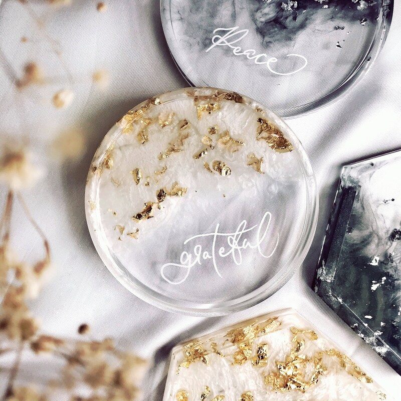 Resin Coasters - Etsy
