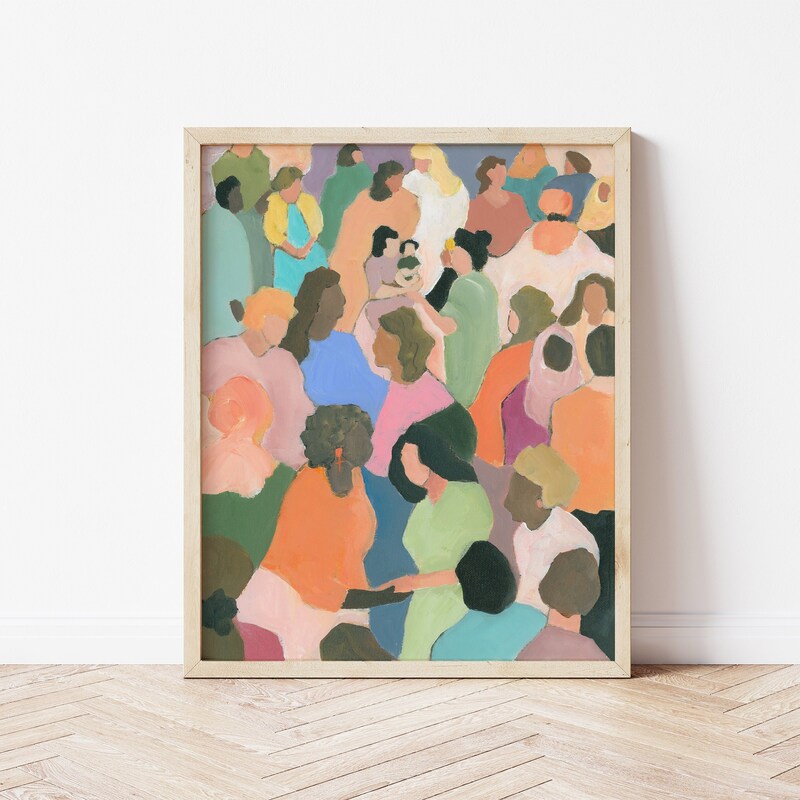Church Acrylic Painting - Etsy