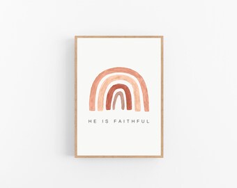 Christian Rainbow Art - Etsy