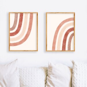 CHRISTIAN WALL ART Prints Set of 2 Rainbow | Christian Artwork ...
