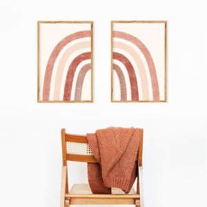 CHRISTIAN WALL ART Prints Set of 2 Rainbow | Christian Artwork ...