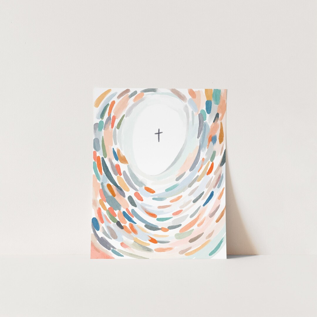 Unique CHRISTIAN ART Christian Wall Art Christian Gift Christian Art ...