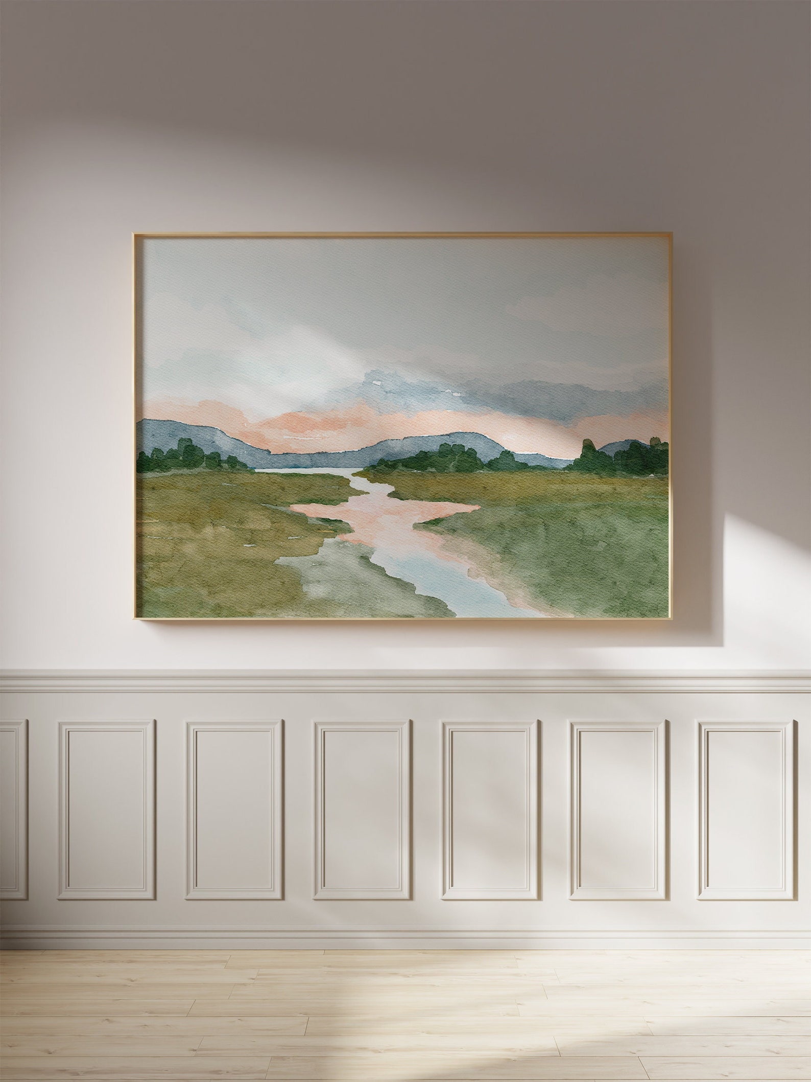 WATERCOLOR LANDSCAPE God's Creation Collection Watercolor - Etsy